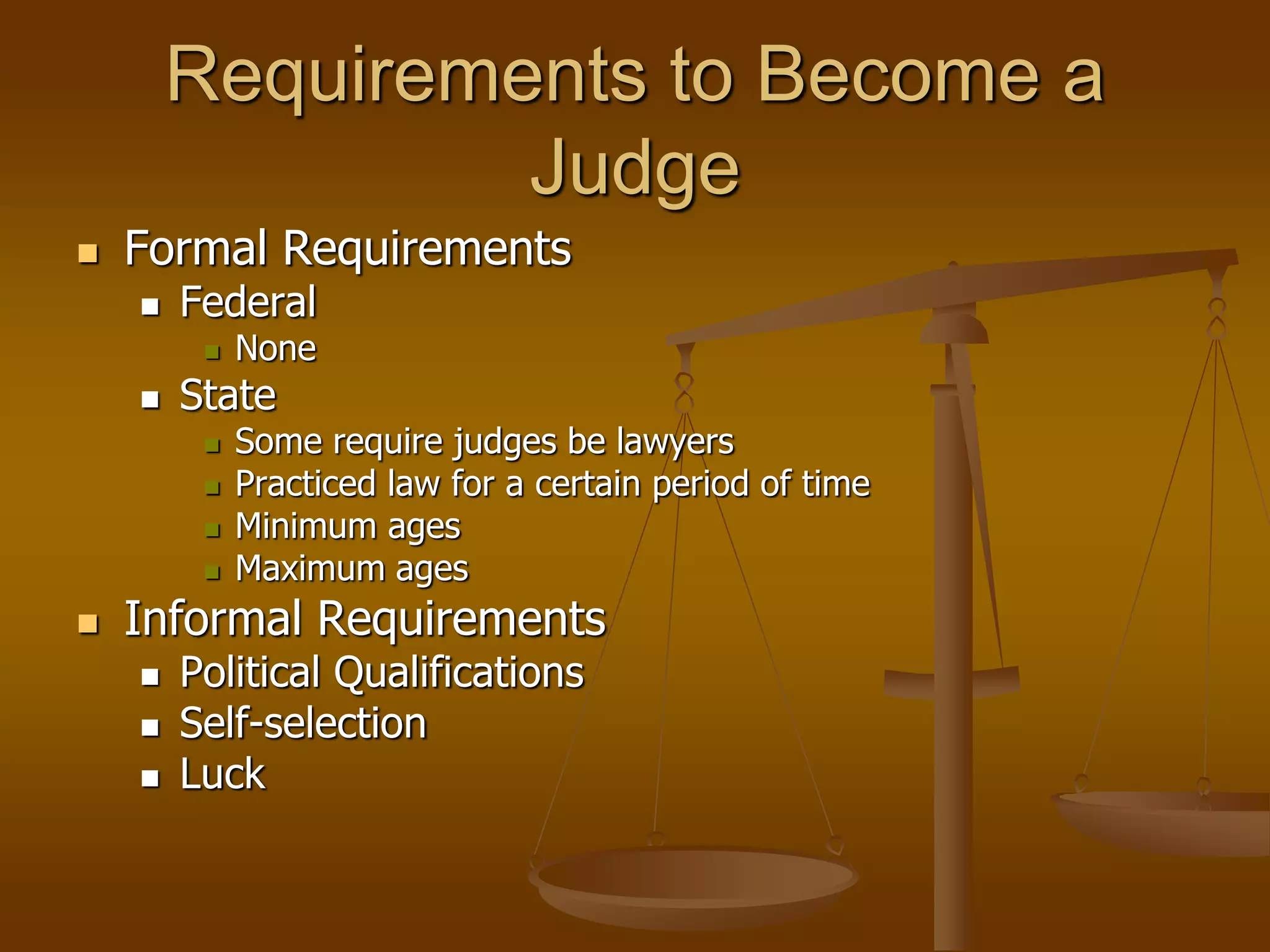 Judges and judicial performance | PPTX
