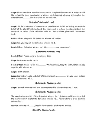 Judges role final in civil suit | PDF