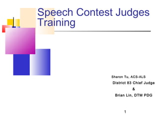 Judges training 2015-2016 | PPT
