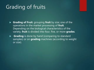 Judging and valving crop grading of farm products | PPTX | Agriculture ...