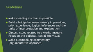 Judging a work of art | PPTX
