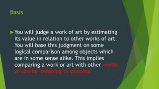 Judging a work of art | PPTX