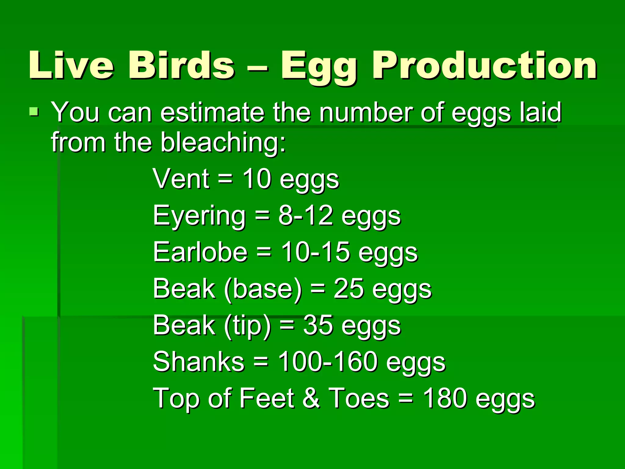 Judging of poultry | PDF