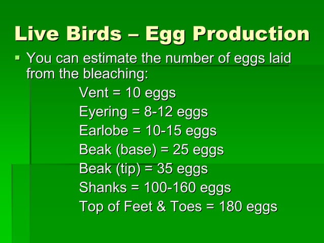 Judging of poultry | PDF