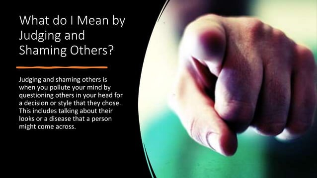 Judging Others. | PPTX