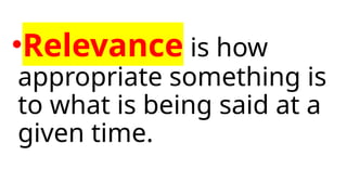 Judging the relevance and worth of ideas, [Autosaved].pptx