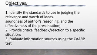Judging the Relevance and worth of ideaspart 1.pptx