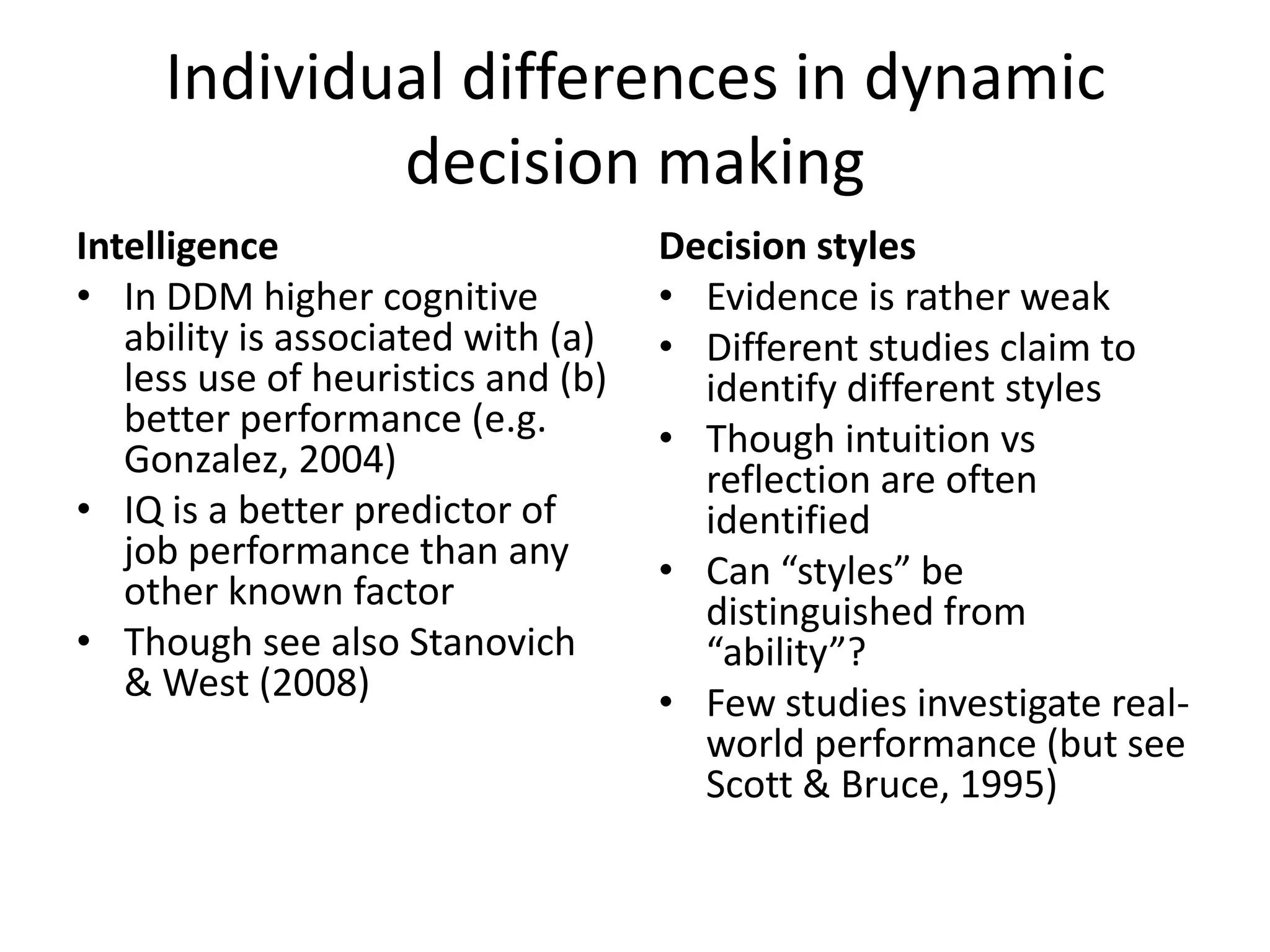Judgment and decision making | PPTX