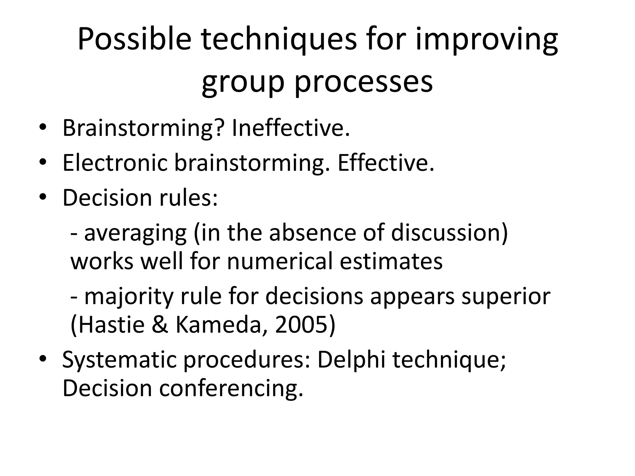 Judgment and decision making | PPTX