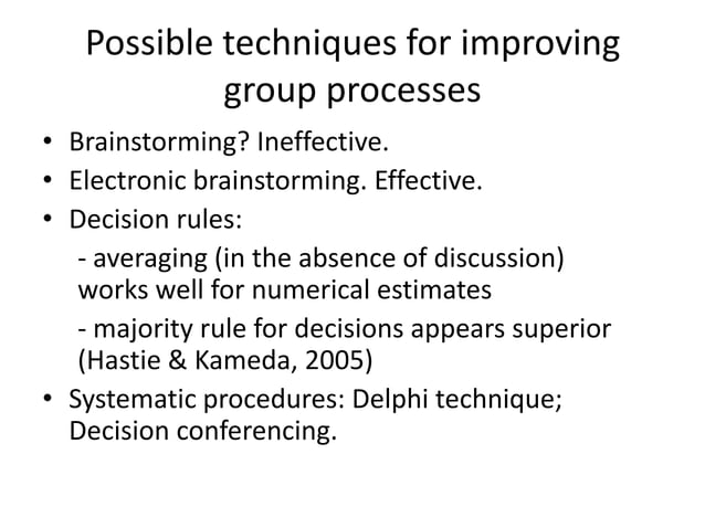 Judgment and decision making | PPTX