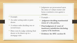 judgment and its kinds cpc ppt to study hard | PPTX