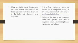 judgment and its kinds cpc ppt to study hard | PPTX