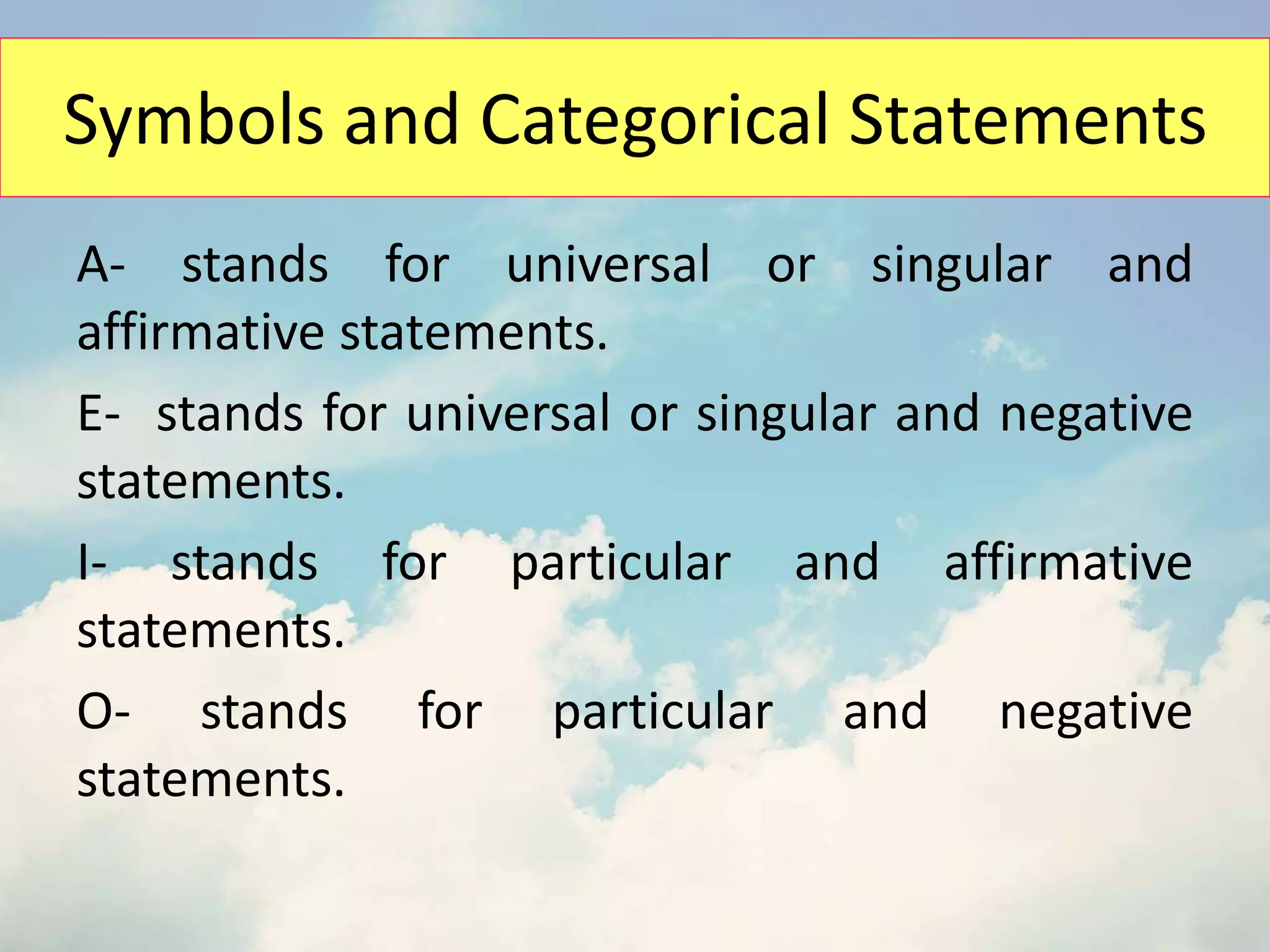 Judgment and proposition or logical statement | PPTX