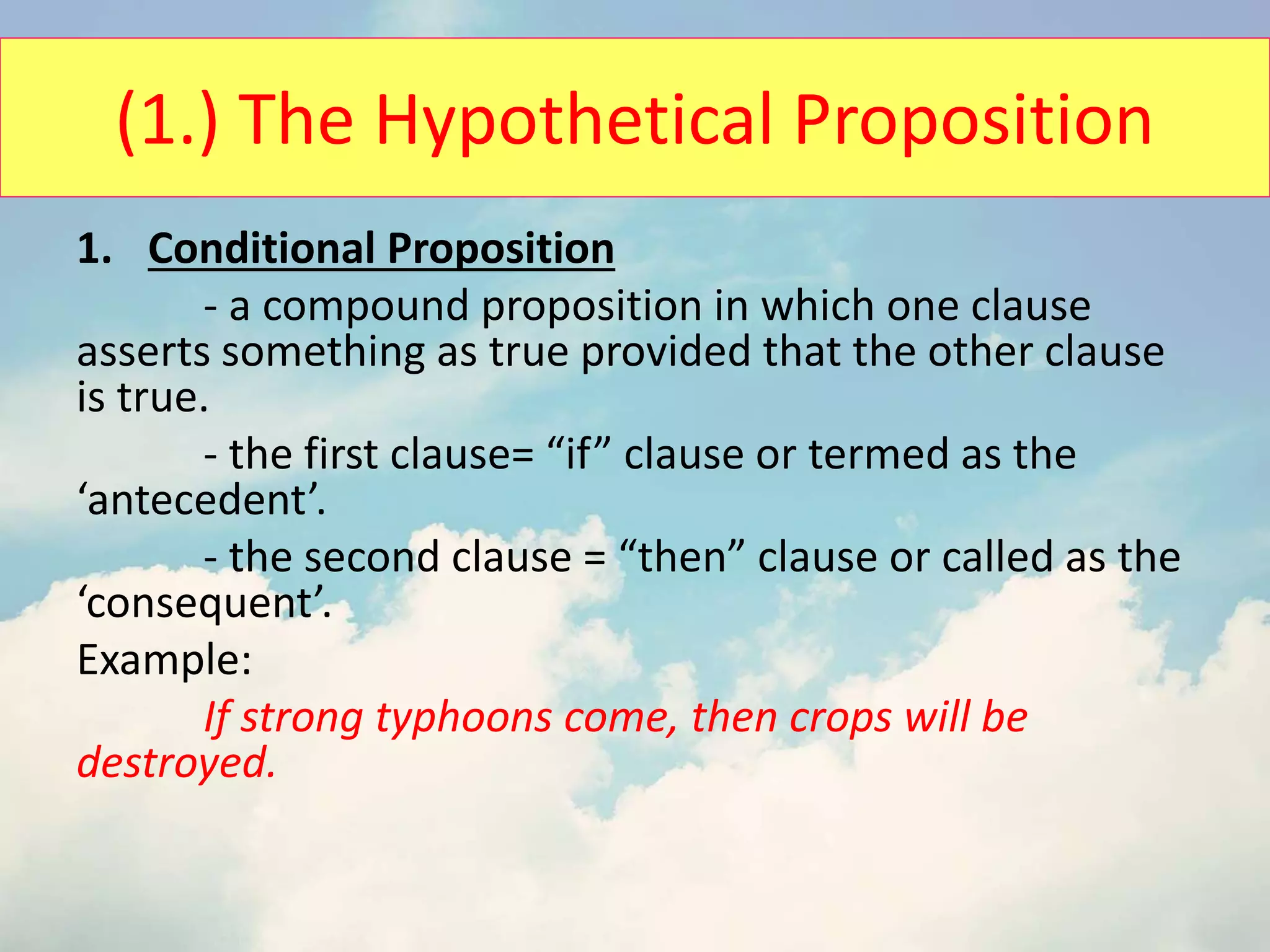 Judgment and proposition or logical statement | PPTX