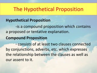 Judgment and proposition or logical statement | PPTX