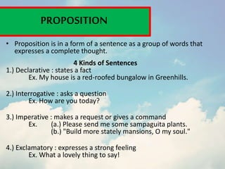 Judgment and proposition or logical statement | PPTX