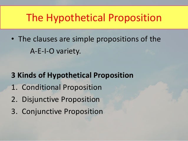 Judgment and proposition or logical statement
