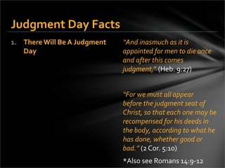 The Redemption Story: Judgment Day | PPT