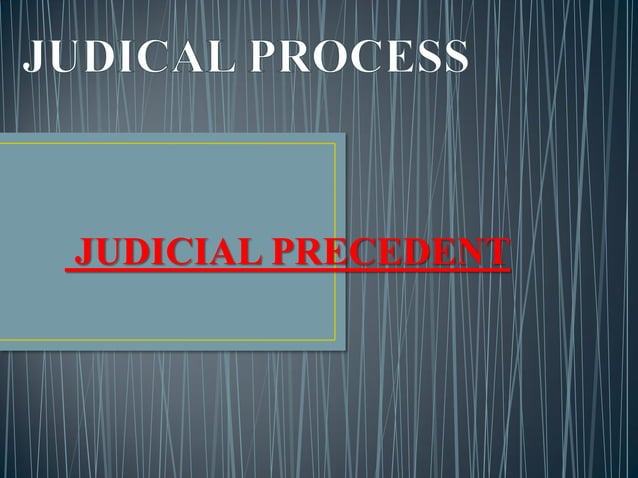 Judical process | PDF | Law