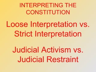 The Judicial Branch | PPT