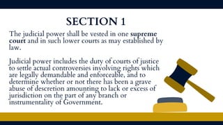 JUDICIAL department in the Philippinesss | PDF