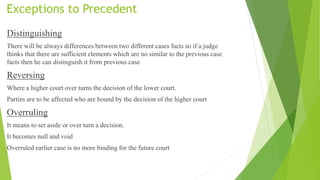 Judicial precedent | PPTX
