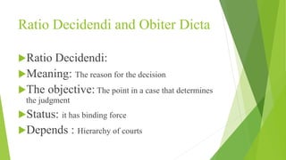 Judicial precedent | PPT | Free Download