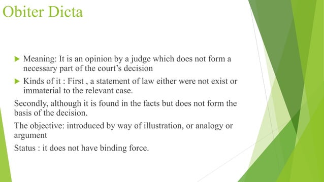 Judicial precedent | PPT | Free Download