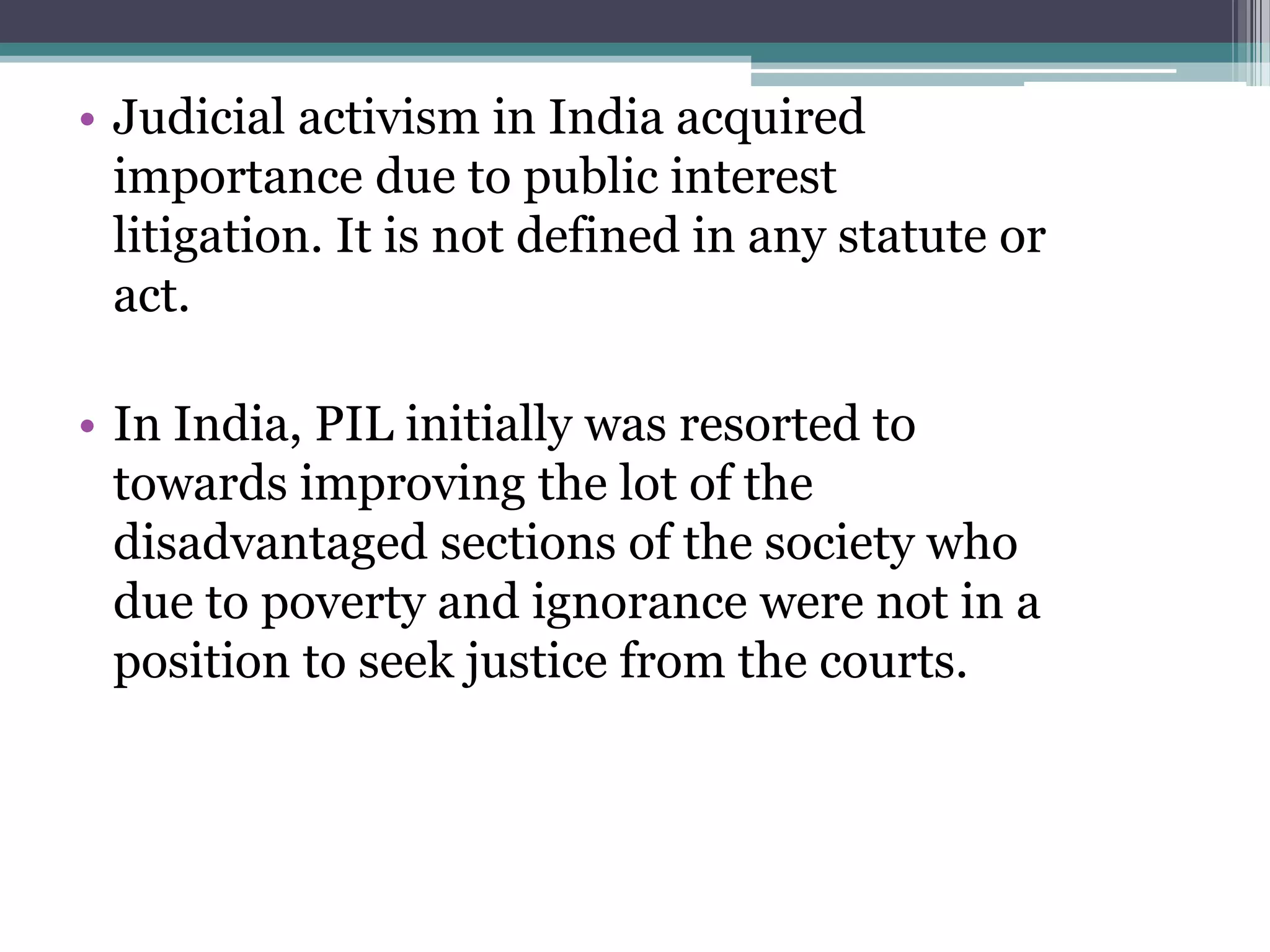 Judicial activism | PPTX