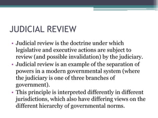 Judicial activism | PPTX