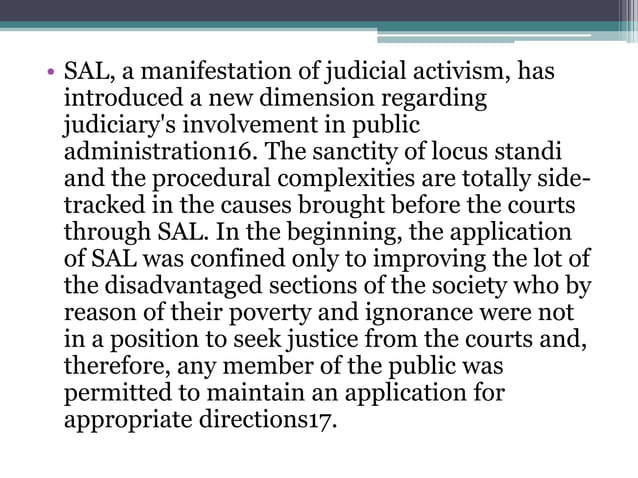 Judicial activism | PPTX | Civic affairs | Politics