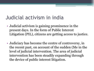 Judicial activism | PPTX