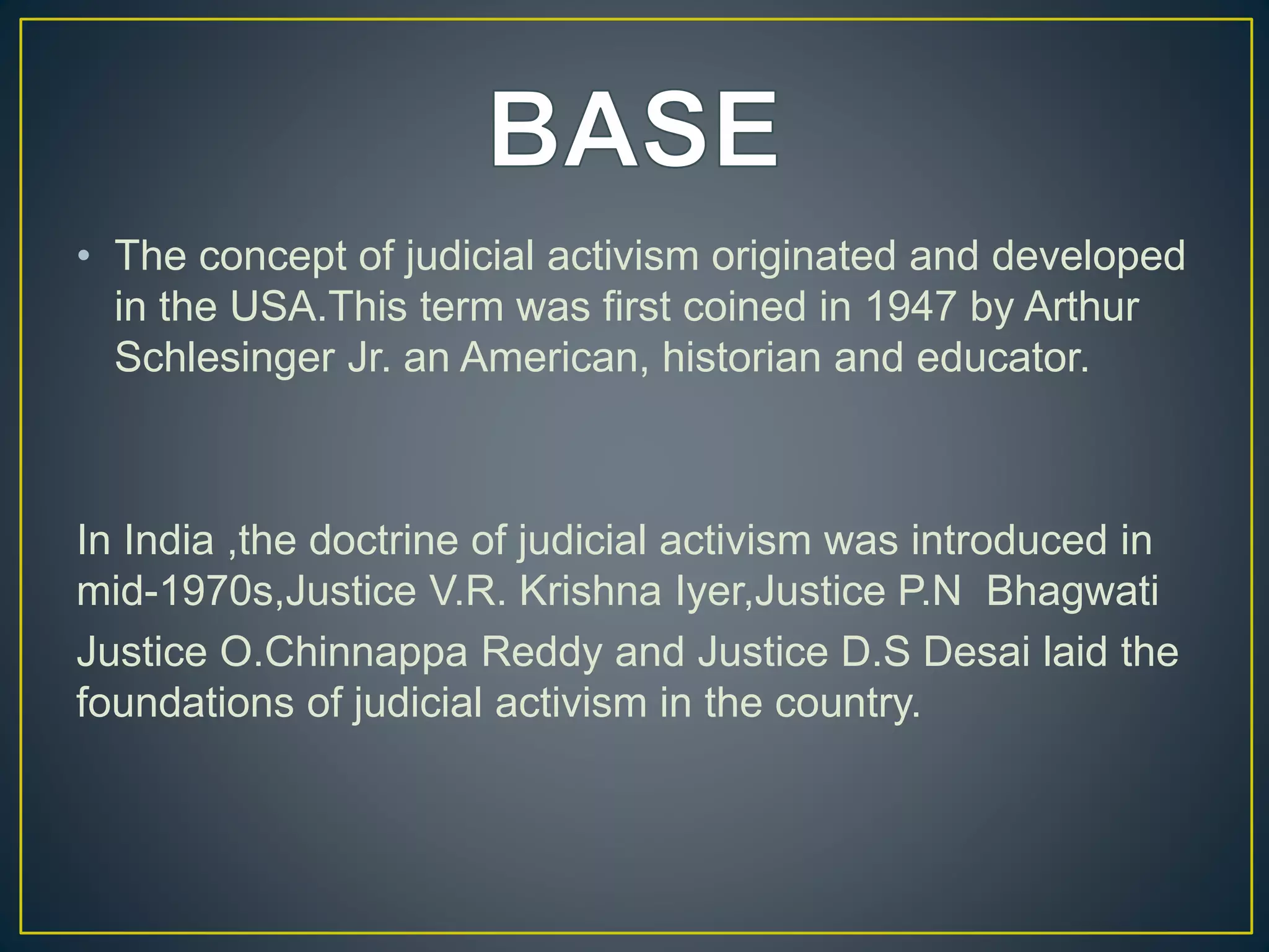 Judicial activism | PPTX