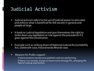 Judicial activism | PPTX