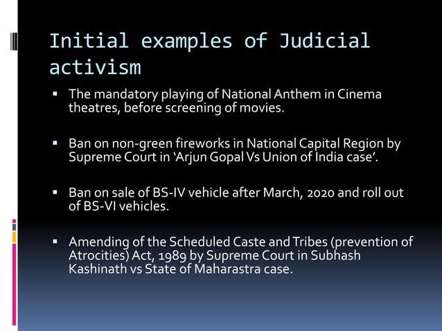 Judicial activism | PPTX