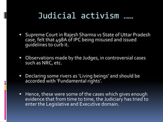 Judicial activism | PPTX