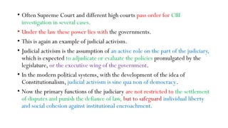 Judicial Activism - History, origin and causes.pptx