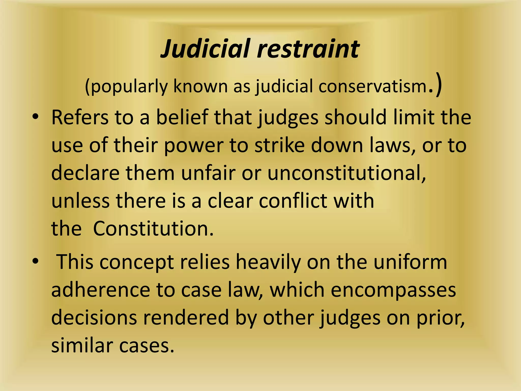 Judicial activism | PPTX