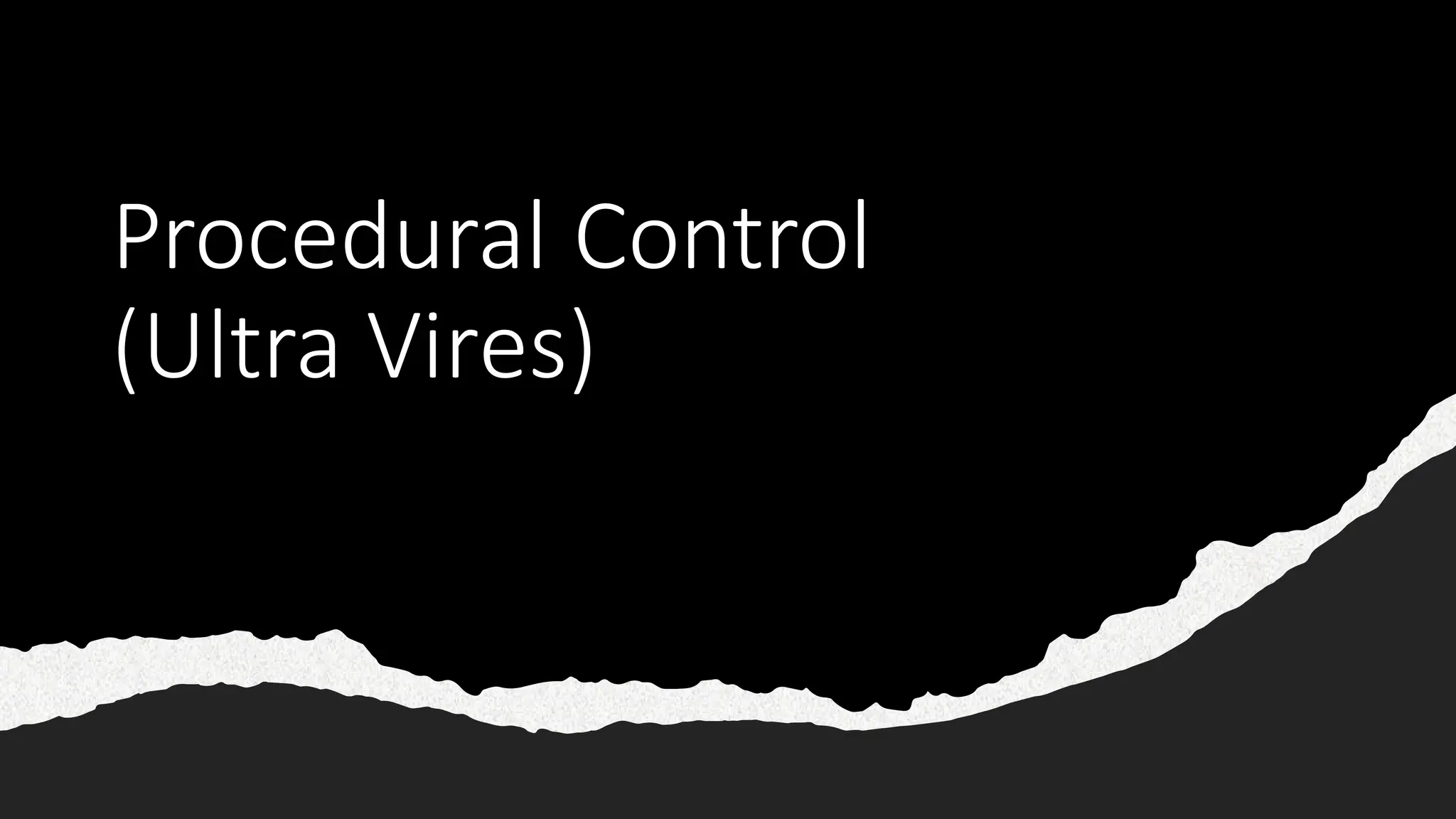 Judicial and Procedural Control Unit 3- | PDF