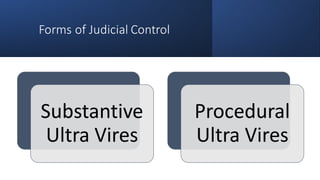Judicial and Procedural Control Unit 3- | PDF