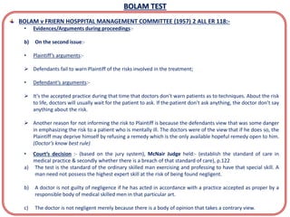 Judicial approach in medical negligence in malaysia | PPTX