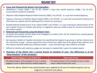 Judicial approach in medical negligence in malaysia | PPTX