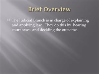 Judicial Branch | PPT
