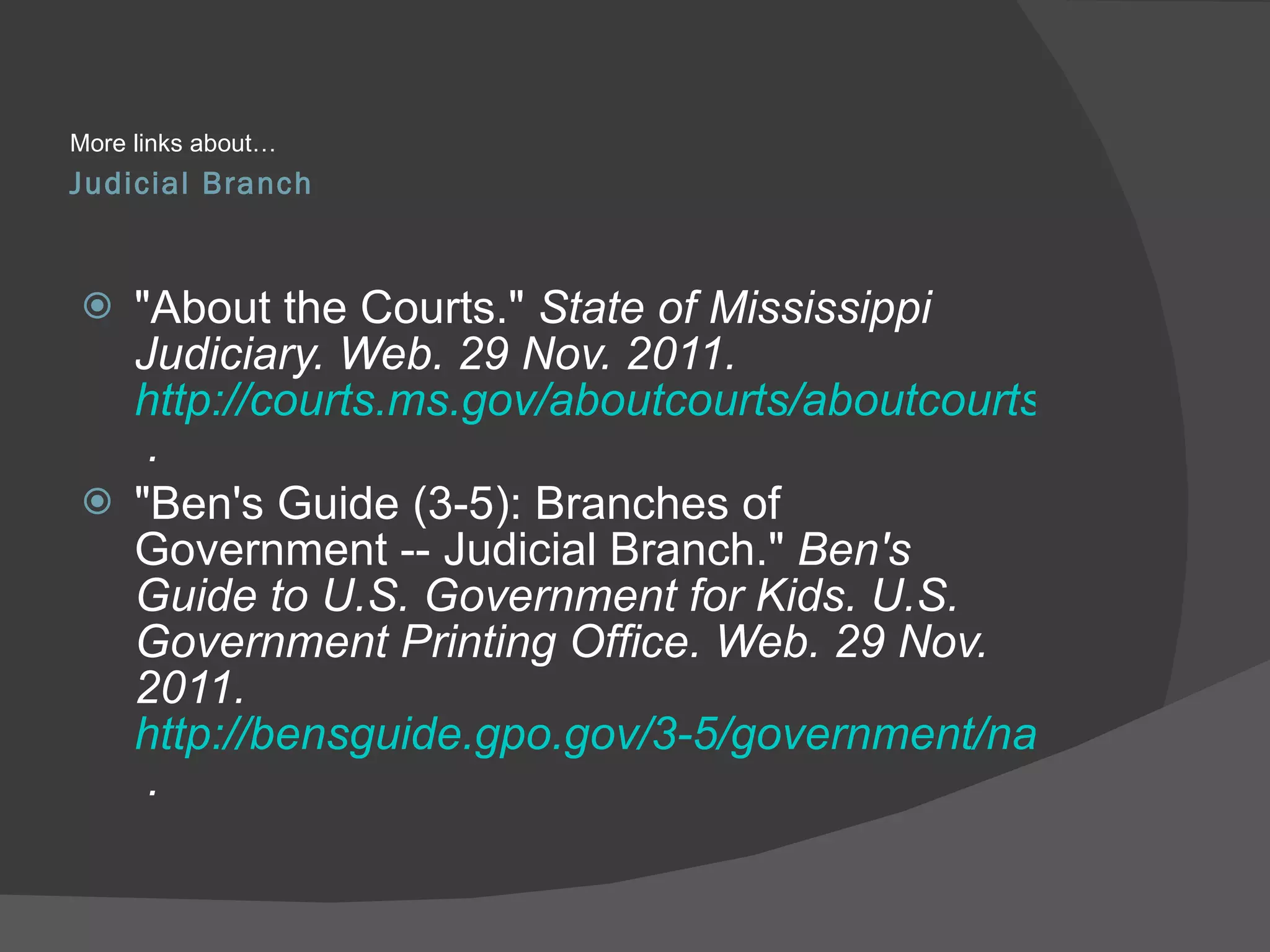 Judicial Branch PowerPoint | PPT