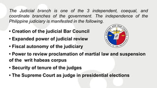 Philippine politics and governance lesson JUDICIAL BRANCH.pptx