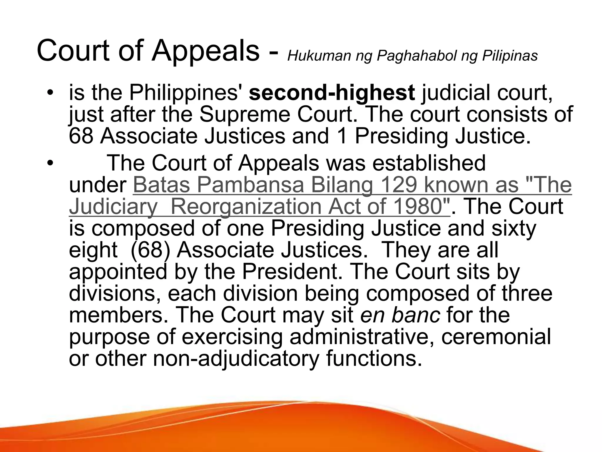 Judicial branch of the philippines | PPTX