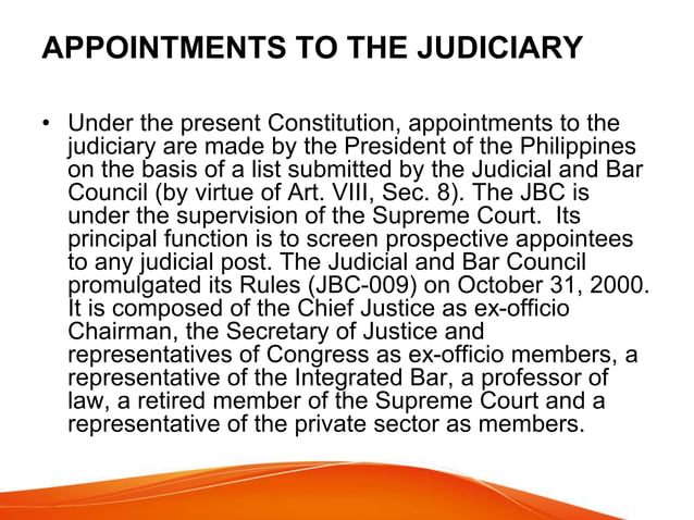 Judicial branch of the philippines | PPTX