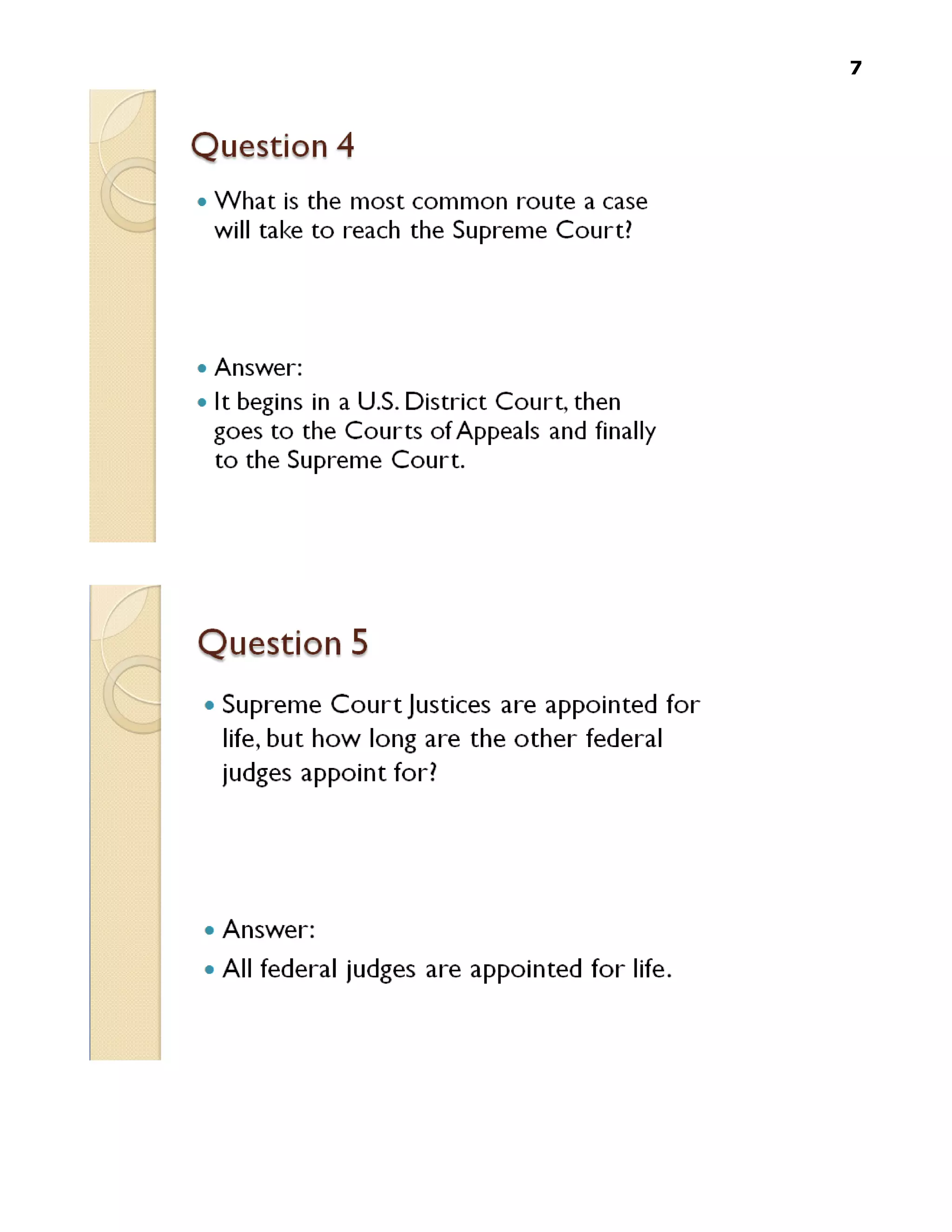 Judicial branch Review Game | PDF