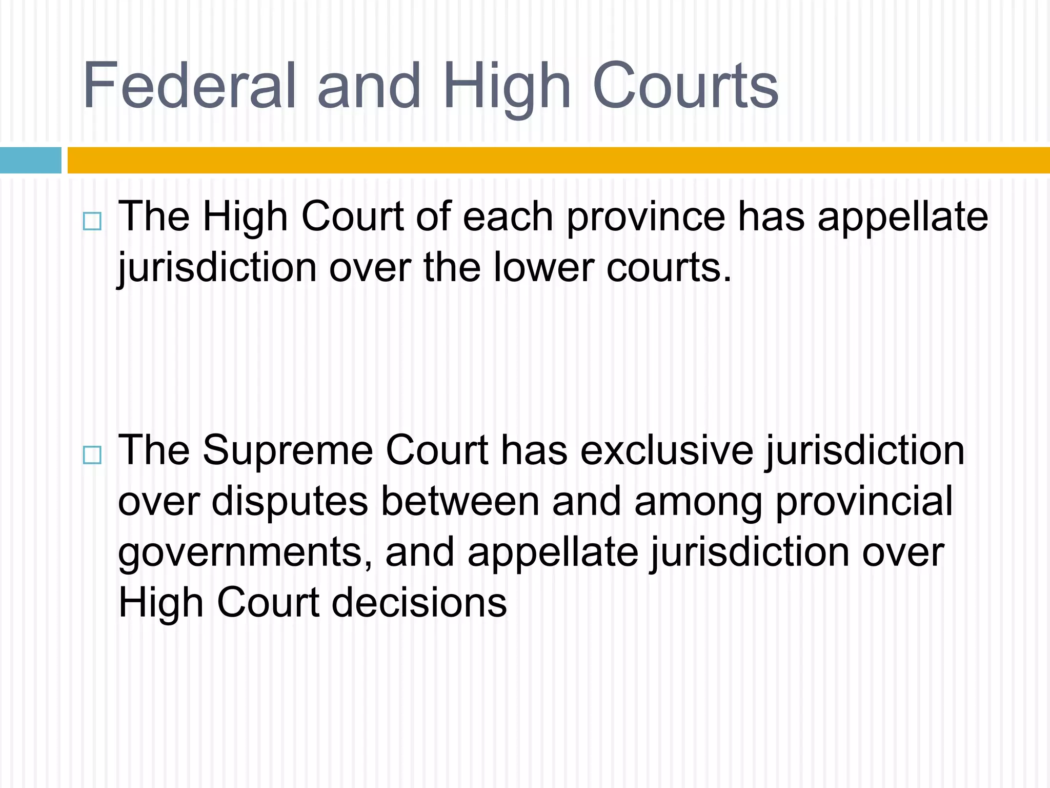 Judicial Court System of Pakistan | PPTX
