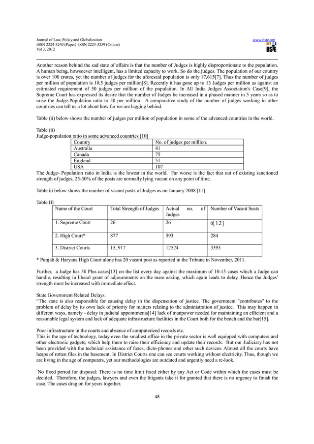 Judicial delays in india causes & remedies | PDF